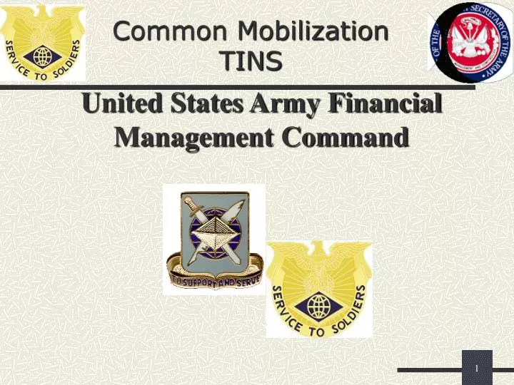 PPT - United States Army Financial Management Command PowerPoint ...