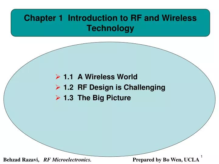 PPT - Chapter 1 Introduction to RF and Wireless Technology PowerPoint ...