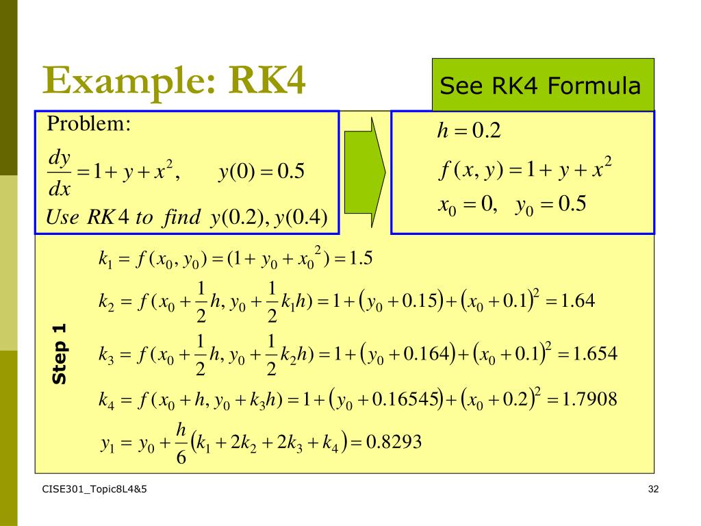 PPT - SE301: Numerical Methods Topic 8 Ordinary Differential Equations ... PPT - SE301: Numerical Methods Topic 8 Ordinary Differential Equations ...