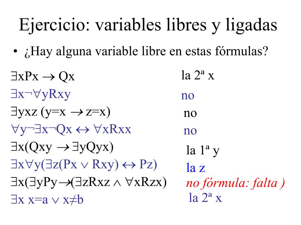 PPT - Tema 5. El lenguaje de la lógica de primer orden PowerPoint ...