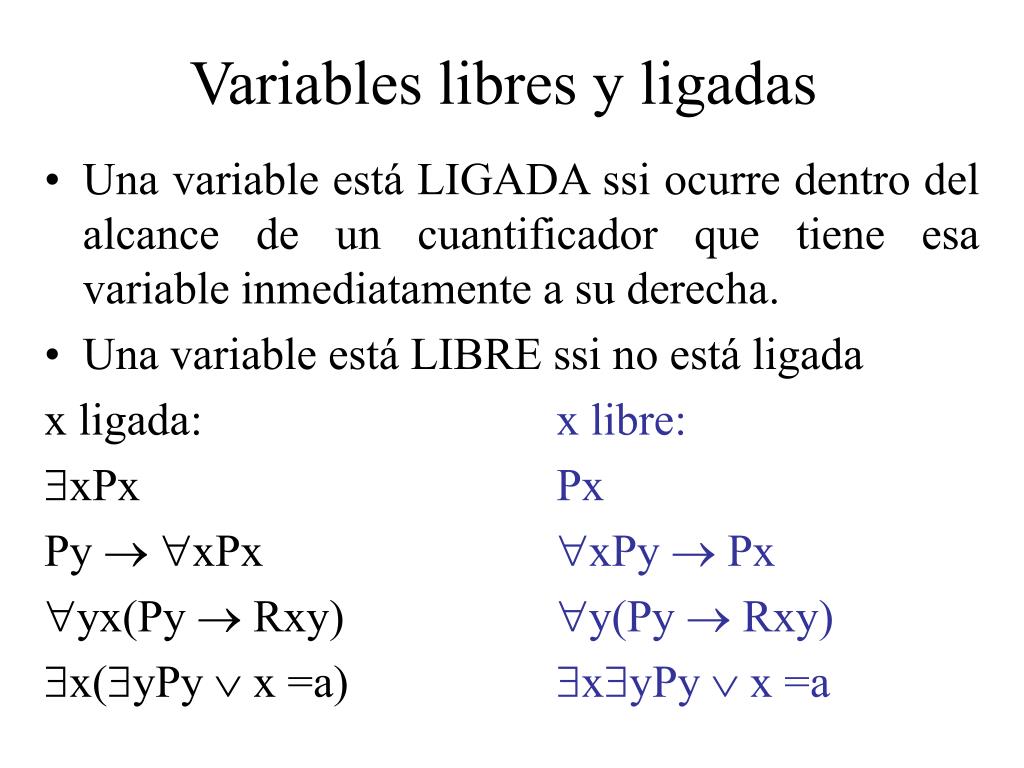 PPT - Tema 5. El lenguaje de la lógica de primer orden PowerPoint ...