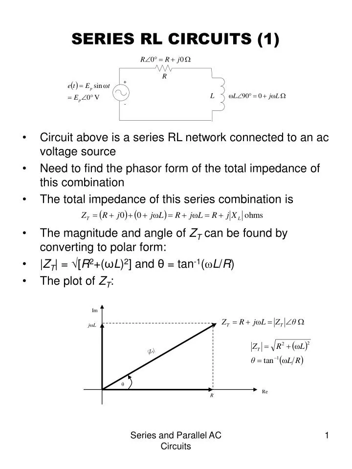 PPT - SERIES RL CIRCUITS (1) PowerPoint Presentation, free download ...
