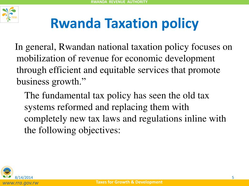 PPT - NATIONAL TAXATION POLICY AND LOCAL GOVERNMENT REVENUE COLLECTION ...