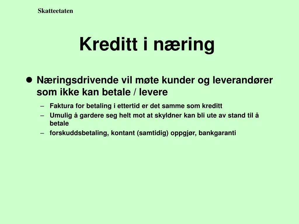 PPT - Betaling av skatt og avgift PowerPoint Presentation, free ...