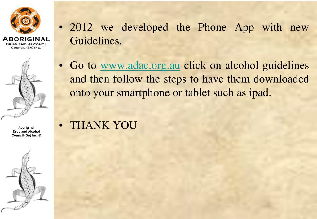 PPT - Scott Wilson Director Aboriginal Drug & Alcohol Council (SA) Inc ...