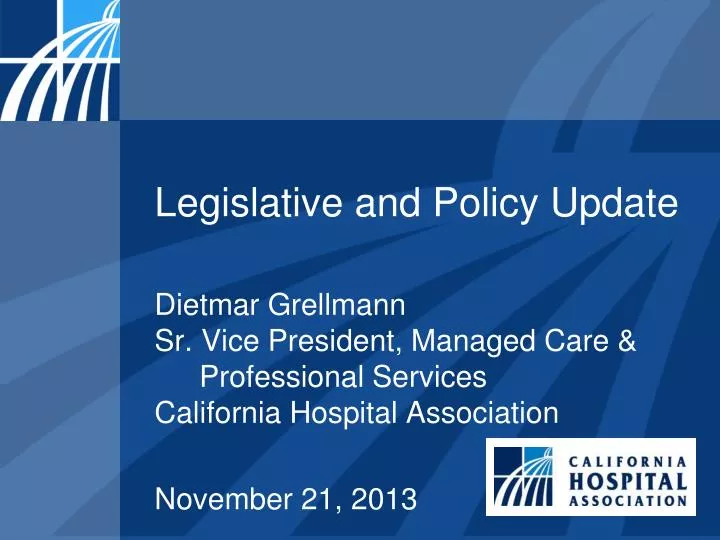 PPT - Legislative and Policy Update PowerPoint Presentation, free ...