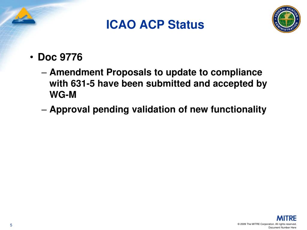PPT - RTCA SC214/EUROCAE WG78 VDL2 MOPS/MASPS SG Work Planning ...