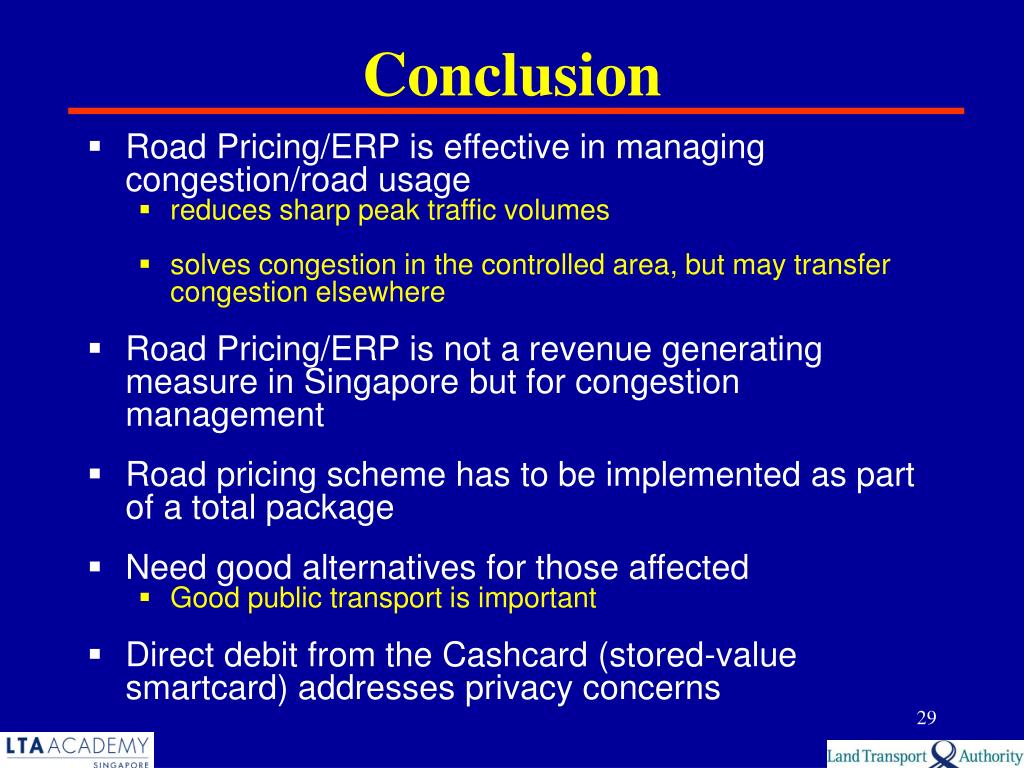 PPT - Road Pricing Strategy in Singapore PowerPoint Presentation, free ...