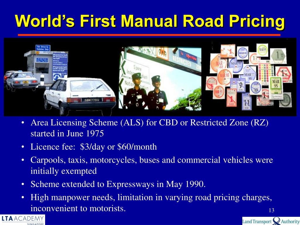 PPT - Road Pricing Strategy in Singapore PowerPoint Presentation, free ...