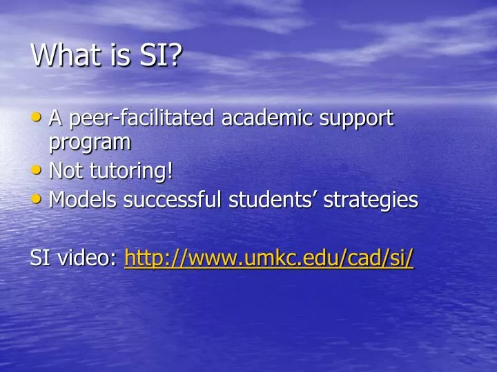 PPT - What is SI? PowerPoint Presentation, free download - ID:3211883