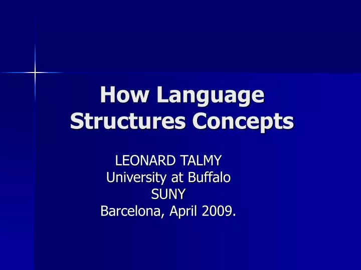 PPT - How Language Structures Concepts PowerPoint Presentation, free ...