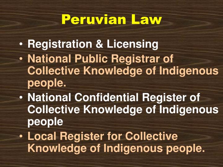 PPT - Breakaway Session Traditional Knowledge Protection and IPR Issues ...