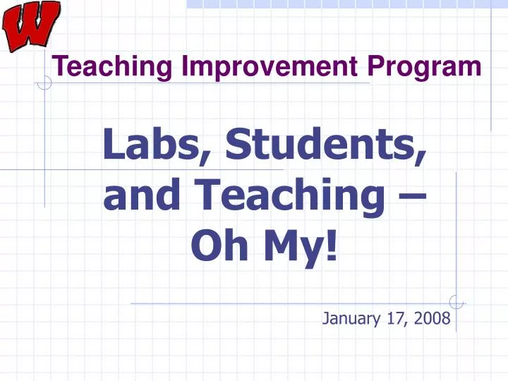 PPT - Teaching Improvement Program PowerPoint Presentation, free ...