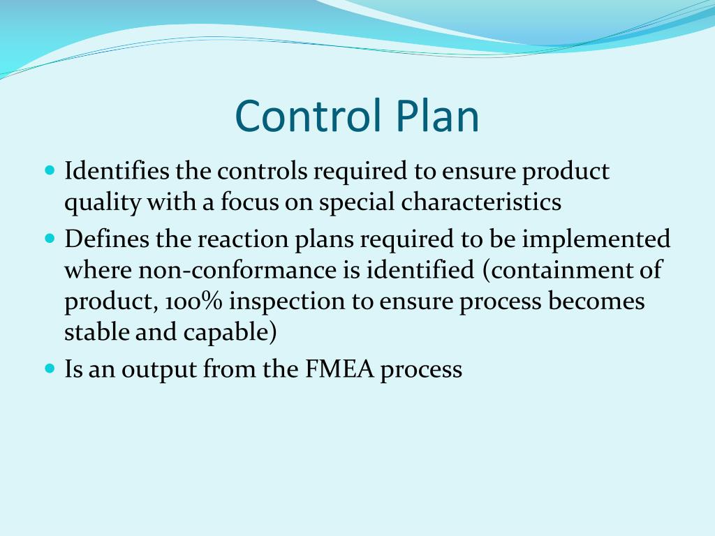 PPT - AUTOMOTIVE CORE TOOLS ; SPC, MSA, FMEA, APQP/CONTROL PLAN CQI ...