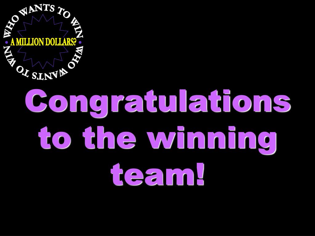 PPT - Who Wants To Win A MILLION DOLLARS? PowerPoint Presentation, free ...