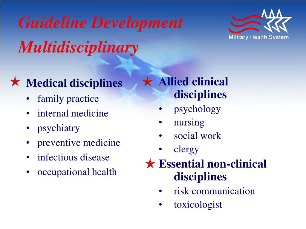 Ppt Dod Va Clinical Practice Guideline Toward Improved Quality Of