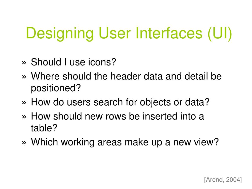 PPT - User Interface Patterns and its applications PowerPoint ...