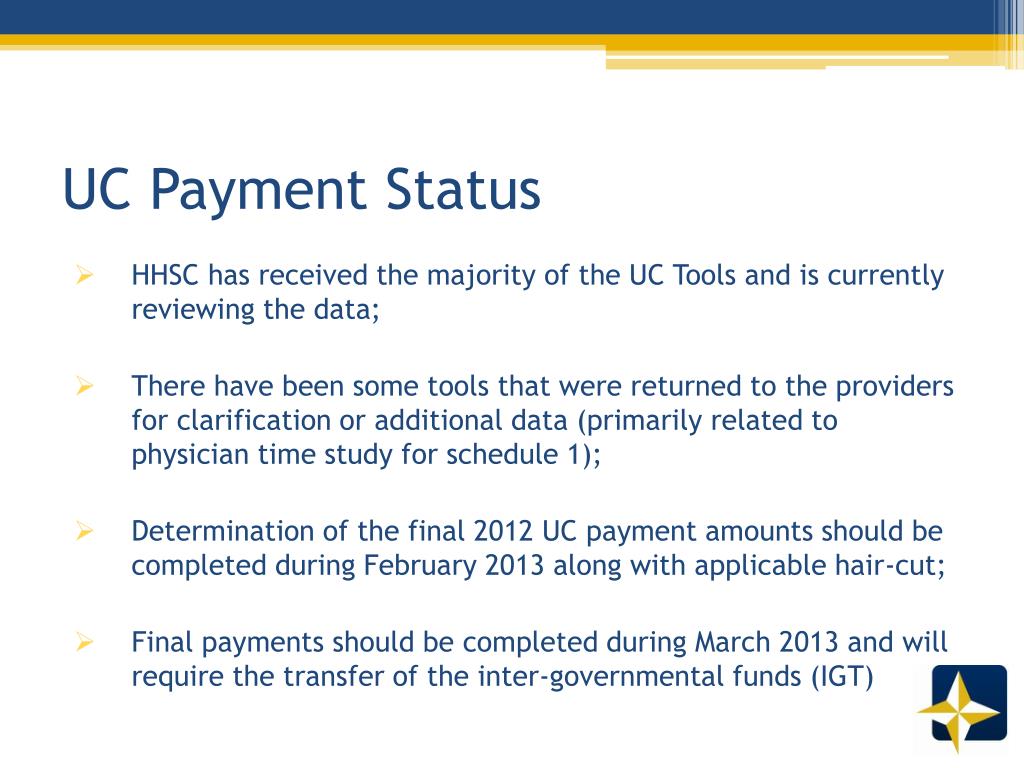 PPT The 1115 Waiver Uncompensated Care Cost Report UC Tool And