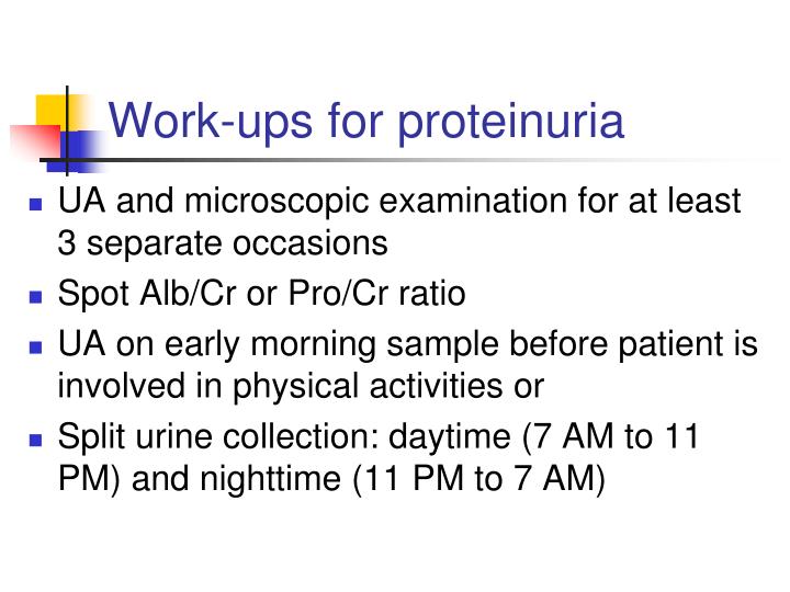 PPT - Proteinuria PowerPoint Presentation - ID:3213290