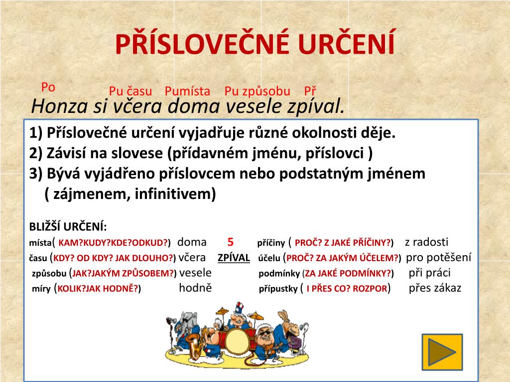 PPT - Rozvíjející větné členy a věty vedlejší PowerPoint Presentation ...