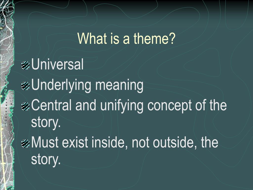 PPT - Discovering Themes in Literature: A Guide for Students PowerPoint ...