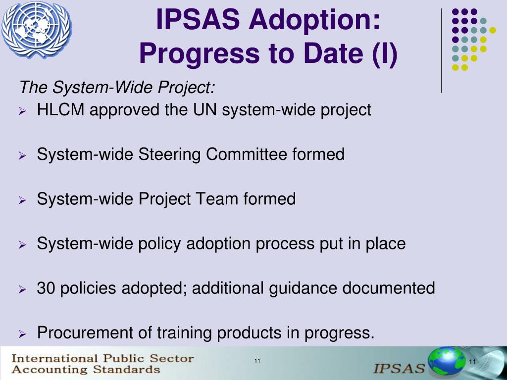 PPT - IPSAS Adoption at the United Nations Reform, Progress, Outlook ...