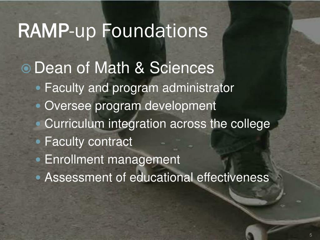PPT - The RAMP-up Math Initiative: Redesigning the curriculum ...