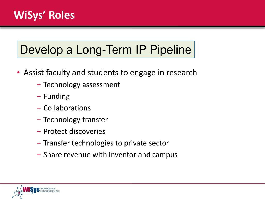 PPT - WiSys: Development of Strategic Partnerships to Grow the Economy ...