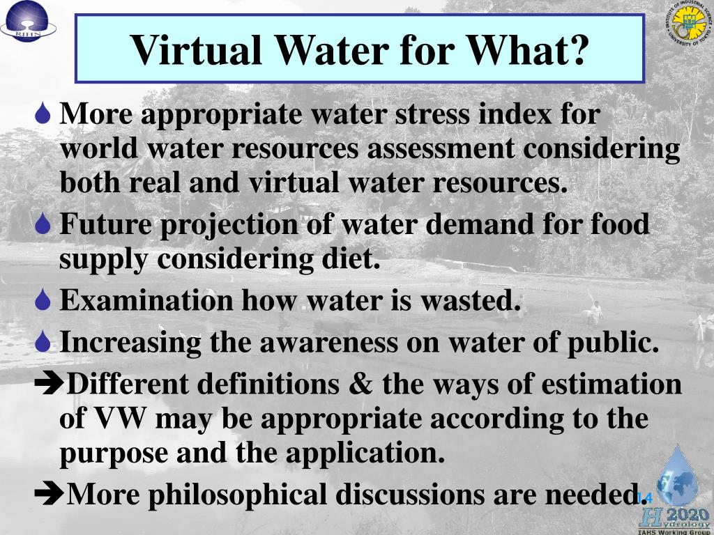 PPT - Virtual Water Trade to Japan and in the World PowerPoint ...
