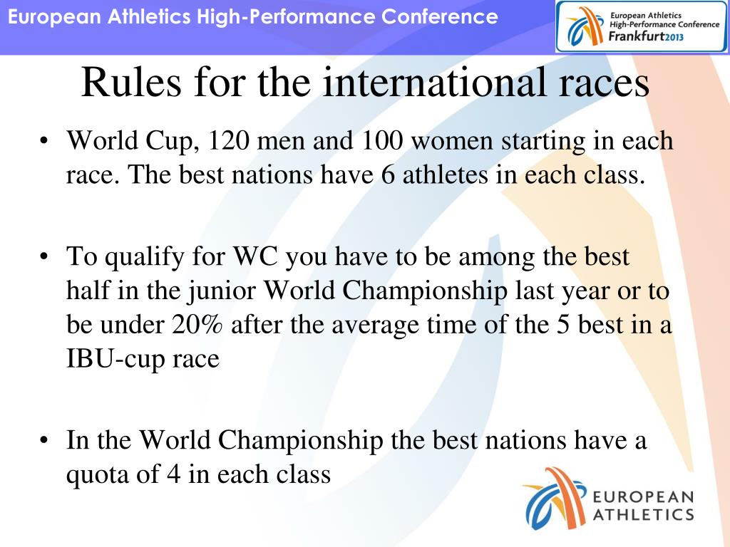 PPT - European Athletics High-Performance Conference PowerPoint ...