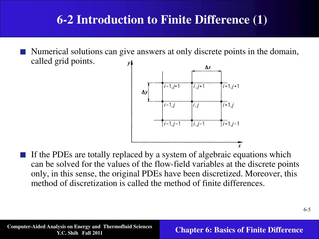 PPT - Chapter 6 Basics of Finite Difference PowerPoint Presentation ... PPT - Chapter 6 Basics of Finite Difference PowerPoint Presentation ...