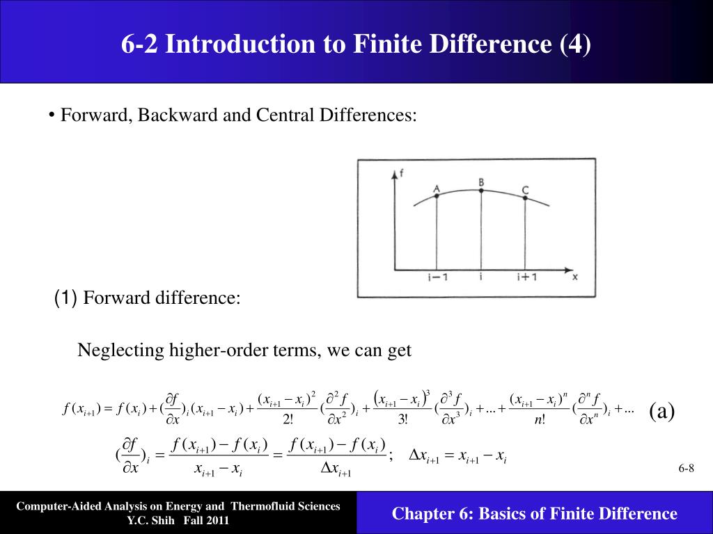 PPT - Chapter 6 Basics of Finite Difference PowerPoint Presentation ... PPT - Chapter 6 Basics of Finite Difference PowerPoint Presentation ...