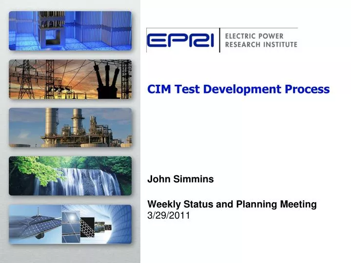 PPT - CIM Test Development Process PowerPoint Presentation, free ...