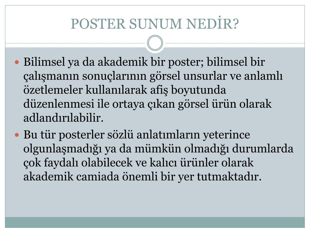 PPT - Akademik Poster ya da Poster Bildiri Nasıl Hazırlanır? PowerPoint ...