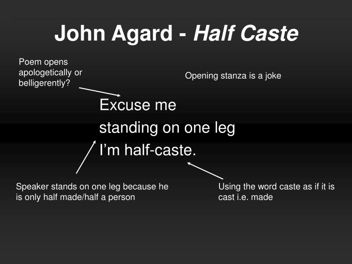 PPT - Half-Caste PowerPoint Presentation - ID:3215466