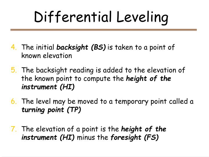 PPT - Differential Leveling PowerPoint Presentation - ID:3215747