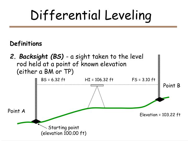 PPT - Differential Leveling PowerPoint Presentation - ID:3215747