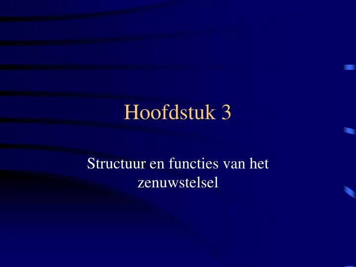 PPT - Hoofdstuk 3 PowerPoint Presentation, free download - ID:3215849