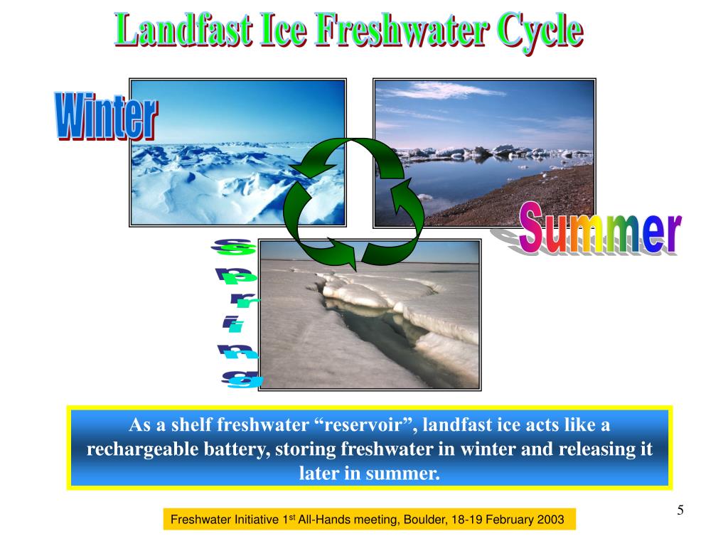 PPT - Assessing the Long-term Contribution of Landfast Ice to the ...