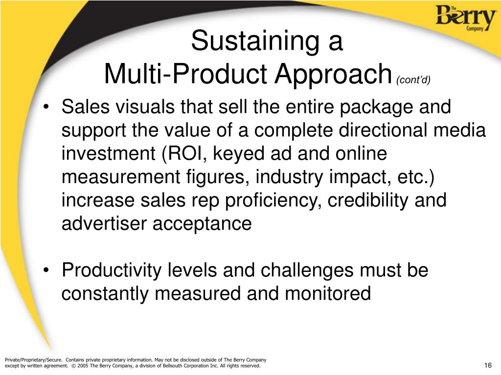 PPT - Multi-Product Selling Kathy Geiger-Schwab Executive Vice ...