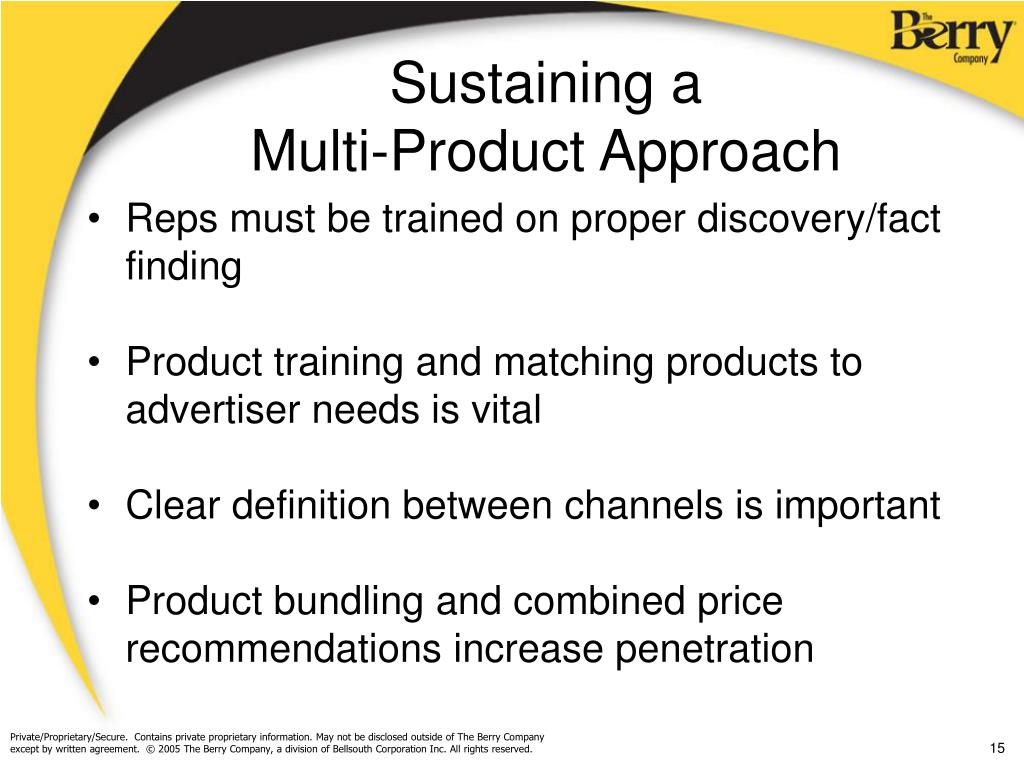 PPT - Multi-Product Selling Kathy Geiger-Schwab Executive Vice ...