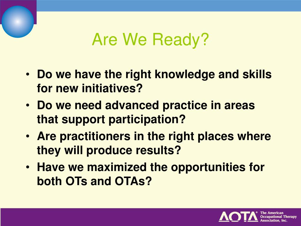 PPT - AOTA’S CENTENNIAL VISION Shaping the Future of Occupational ...