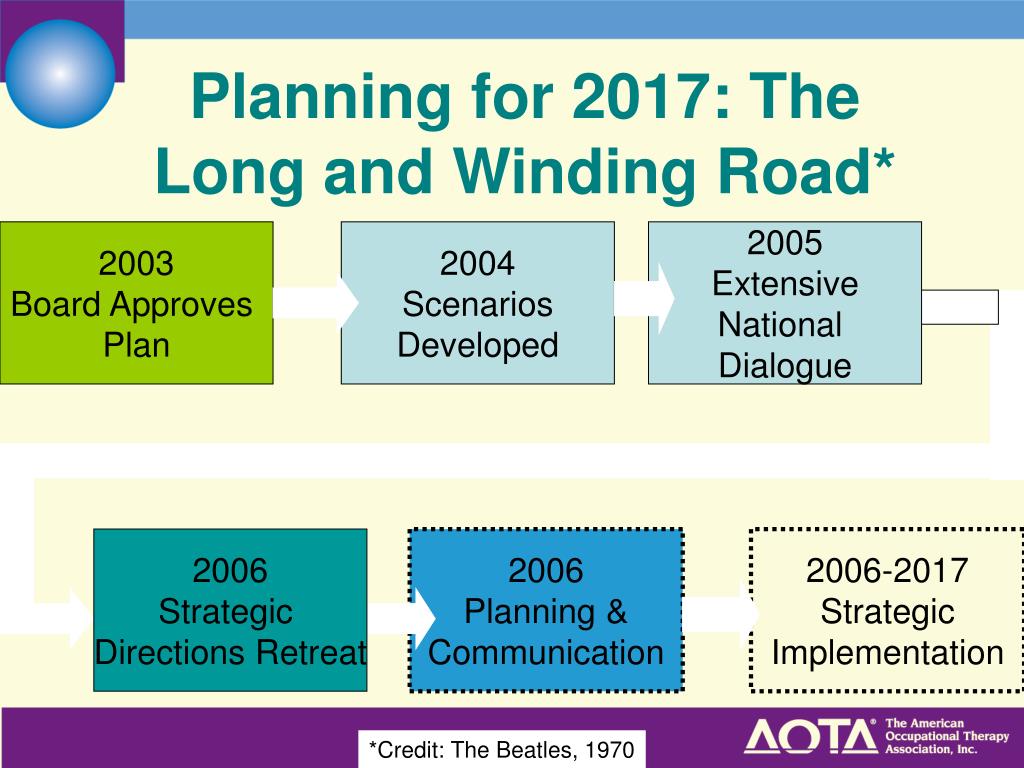 PPT - AOTA’S CENTENNIAL VISION Shaping the Future of Occupational ...