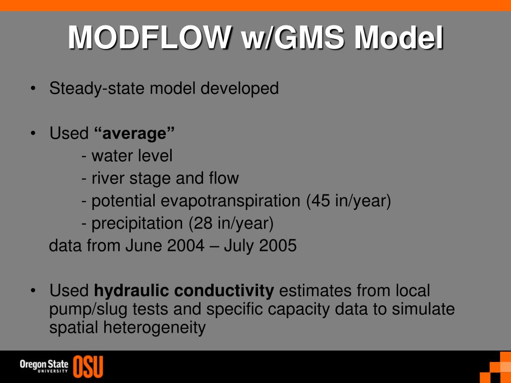 PPT - Groundwater Flow Model of the Southern Willamette Valley ...