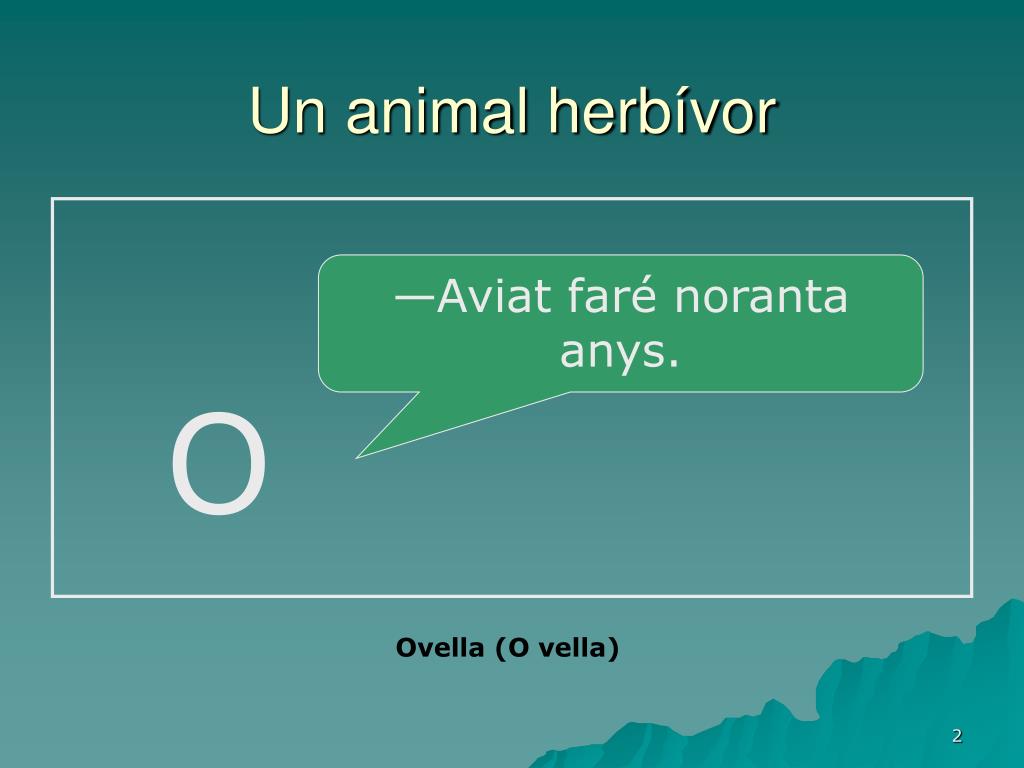 PPT - Un animal herbívor PowerPoint Presentation, free download - ID ...