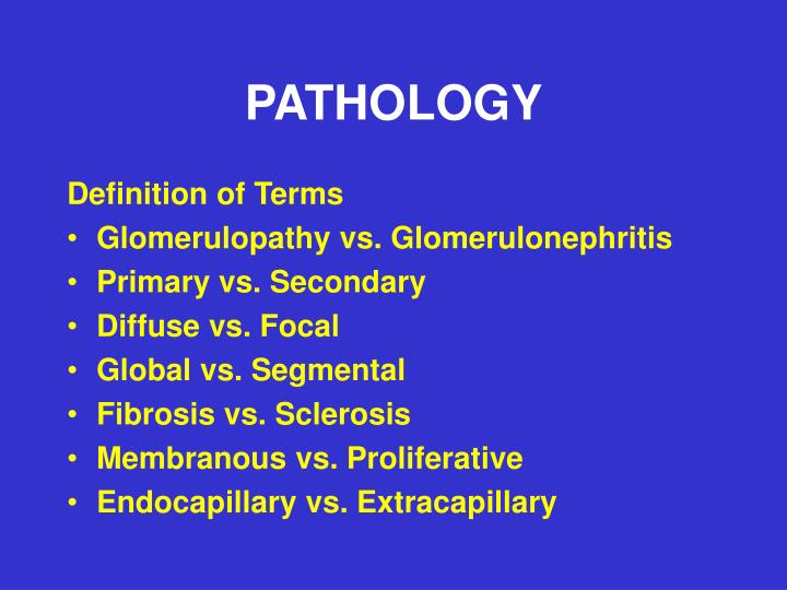 Pathology Meaning