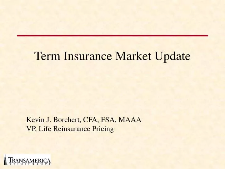 PPT - Term Insurance Market Update PowerPoint Presentation, free ...