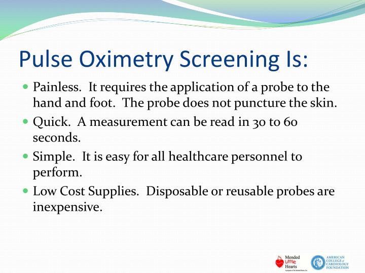 PPT - Pulse Oximetry Screening PowerPoint Presentation - ID:3216883
