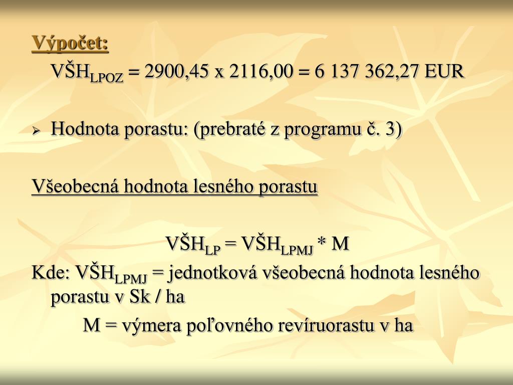 PPT - Program č. 4 Poľovné oblasti a bonitácia poľovných revírov ...