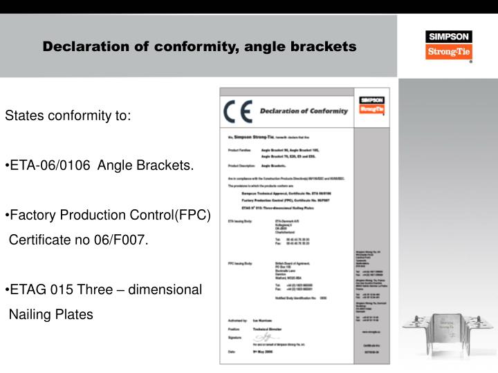 PPT - CE-marking of Connectors and Fasteners used in timber structures ...
